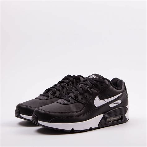Кроссовки Nike Air Max 90 Leather GS (CD6864-010) Black/White-Black ...