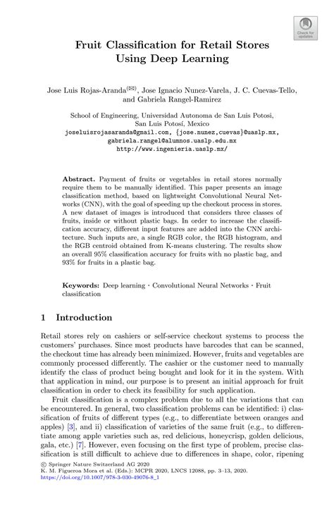 Solution Fruit Classification For Retail Stores Studypool