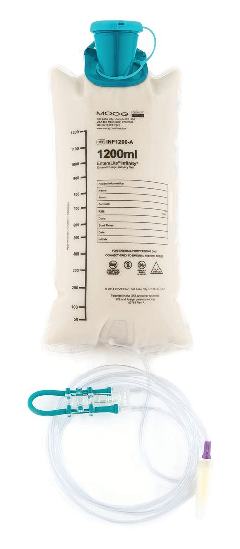 Moog Enteralite® Infinity™ Administration Set With Pre Attached Enfit
