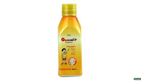 Buy Gemcal P Suspension 150 Ml Online At Best Prices Wellness Forever