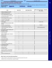 PFP Ch 02 Xlsm Name Sample Student Date November 3 2022 Financial