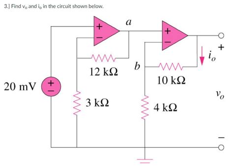 Solved Find V And I In The Circuit Shown Below A I Chegg