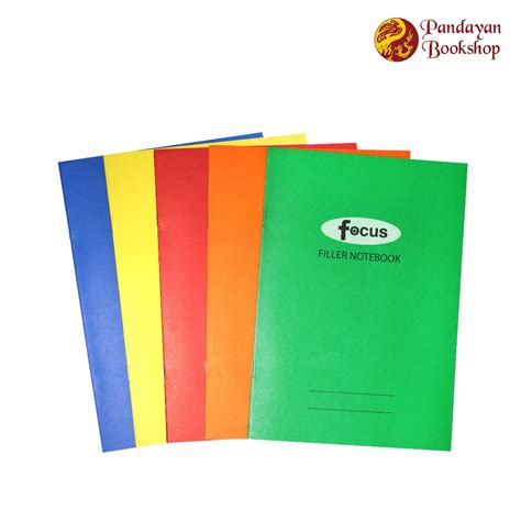 Focus Filler Notebook 7x10 16 Sheets 5s Assorted Color Shopee