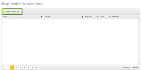 how to create custom nav items humanforce