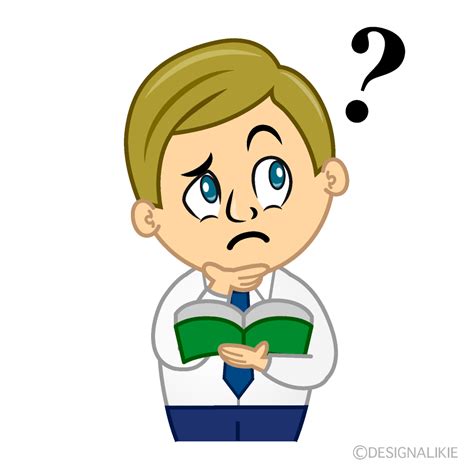 Free Thinking Teacher Cartoon Character Clipart Charatoon