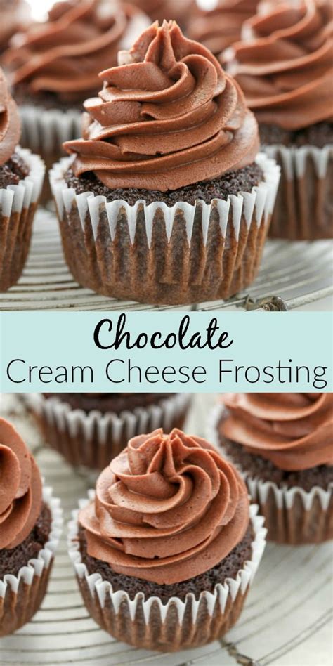 Decadent Chocolate Cream Cheese Frosting Recipe Chocolate Cream