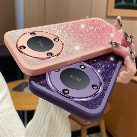 Funda De Lujo Para Honor X9a X9b Carcasa Trasera Brillante Con