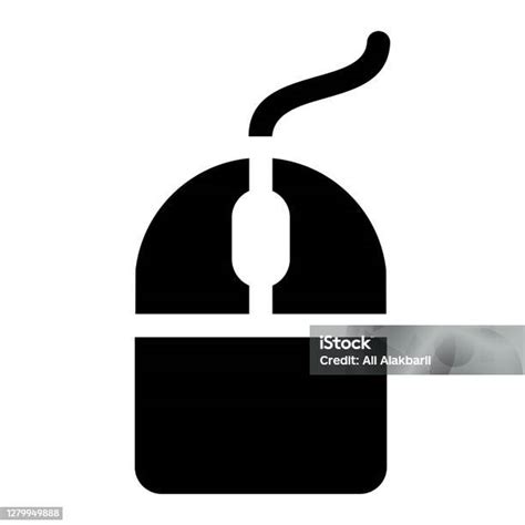 計算機滑鼠圖示在線條樣式pc 外設符號按一下符號向量圖形及更多互聯網圖片 互聯網 個人電腦 器材 Istock