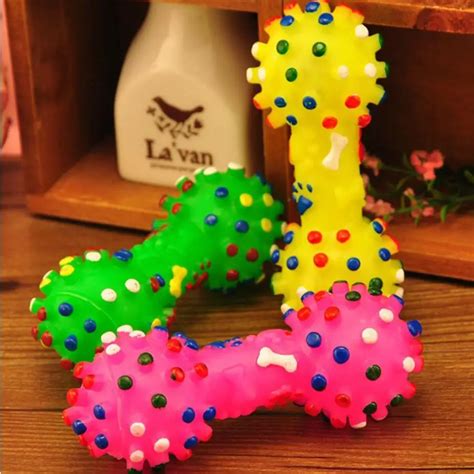 Pet Dog Squeaker Puppy Cat Chews Bone Toy Squeaker Squeaky Sound
