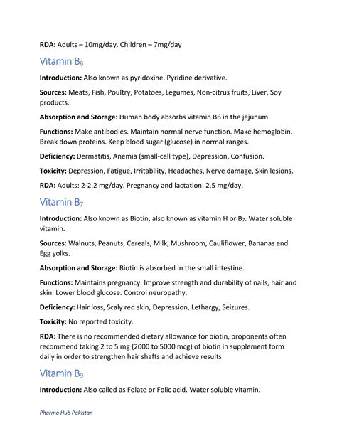 Multivitamins Quick Guide PDF