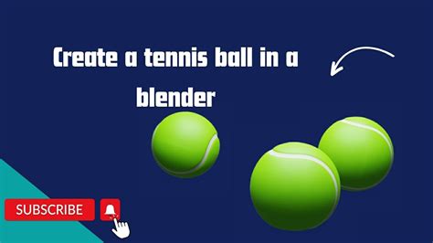 tennis ball in blender blendertutorial 3dmodeling youtube