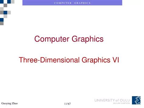 Ppt Computer Graphics Three Dimensional Graphics Vi Powerpoint