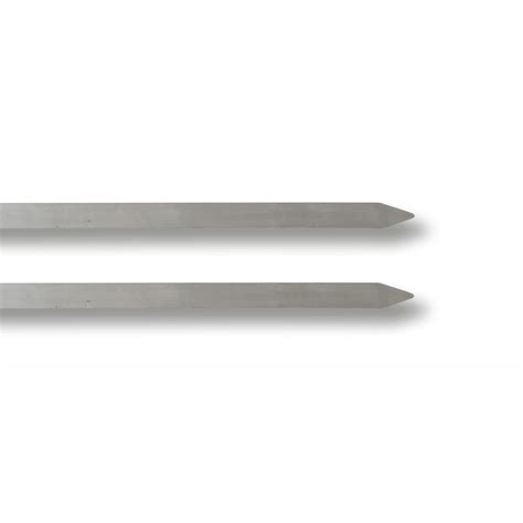 As06 19 X 3 Mm Flat Kebab Tandoor Skewers Premium Stainless Steel Skewers Tandoor Morni