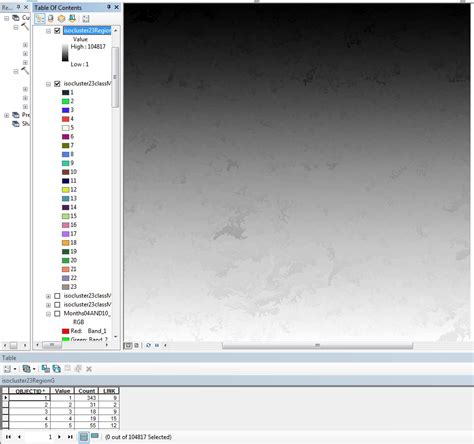Spatial Analyst Desktop ArcGIS Region Group Outcome Interpretation Geographic Information