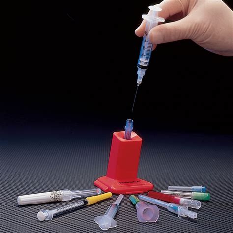 Needlesafe Ii Allows Single Handed Uncapping And Recapping Of Needles