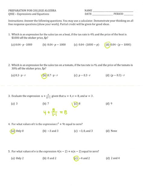 Aff 11 13 Answer Key Pdf Mathematics Algebra