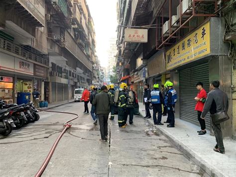 疑石油氣洩漏搶火 黑沙環地鋪起火 澳門力報官網