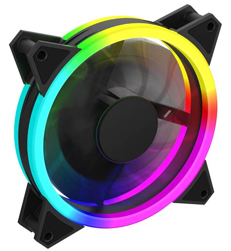 GameMax Velocity 120mm Rainbow ARGB Fan - DUAL-ARGB (KAB-00A) | CCL