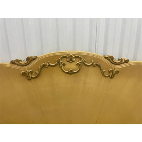 1940s Full Size Vintage Gilt Wood Clam Shell Headboard Chairish