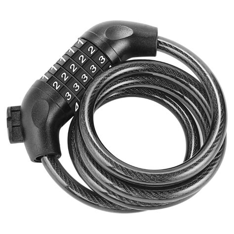 11976 Bike Lock 5 Digit Combination Cable Lock
