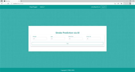Patient Monitoring App With AI Based Stroke Prediction React And Node Js Rohan Juneja