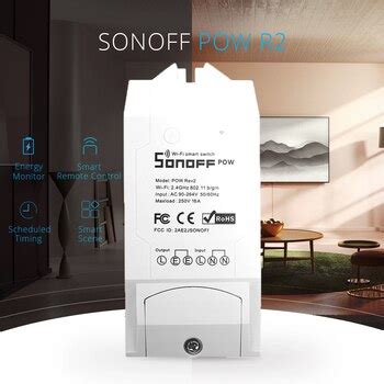 Sonoff Pow R2 WiFi Wireless Switch ON Off 16A Smart Home With Real Time