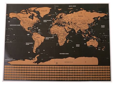 MAPA ŚWIATA DO ZDRAPYWANIA ZDRAPKA X CM TANIO oficjalne archiwum Allegro