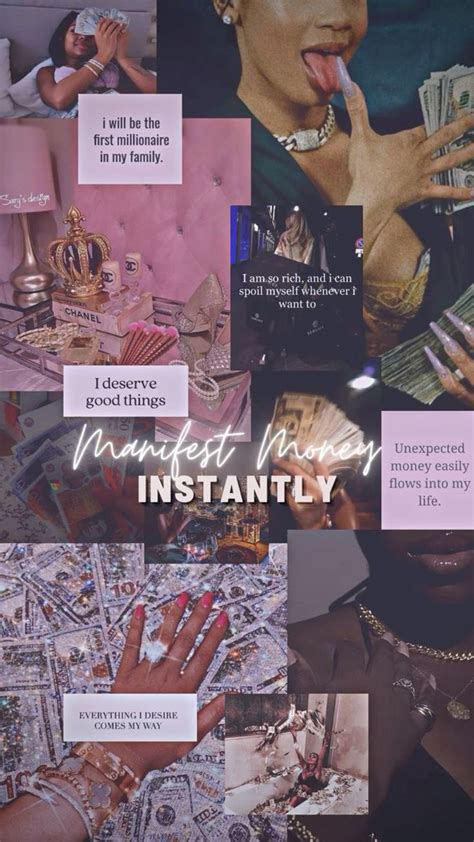 Baddie Vision Board 💕 Vision Board Themes Vision Board Wallpaper Wealth Vision Board