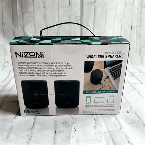 Nizoni | Other | New In Box Nizoni Pairable Dual Wireless Speakers ...