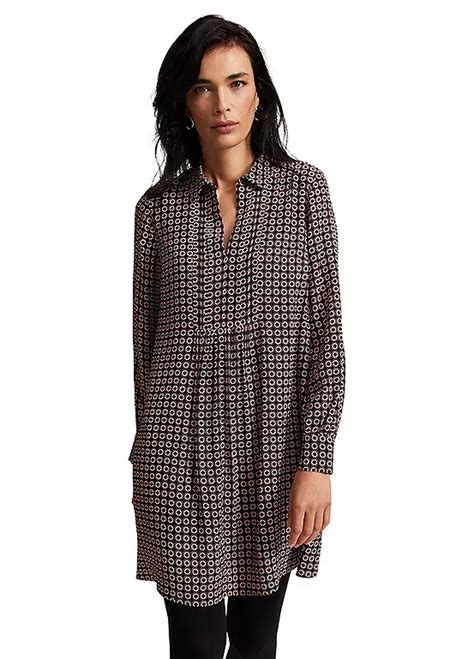 Phase Eight Fran Geo Swing Dress Kaleidoscope