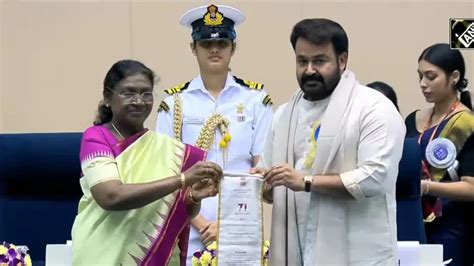 Mohanlal Receives Dadasaheb Phalke Award National Film Awards