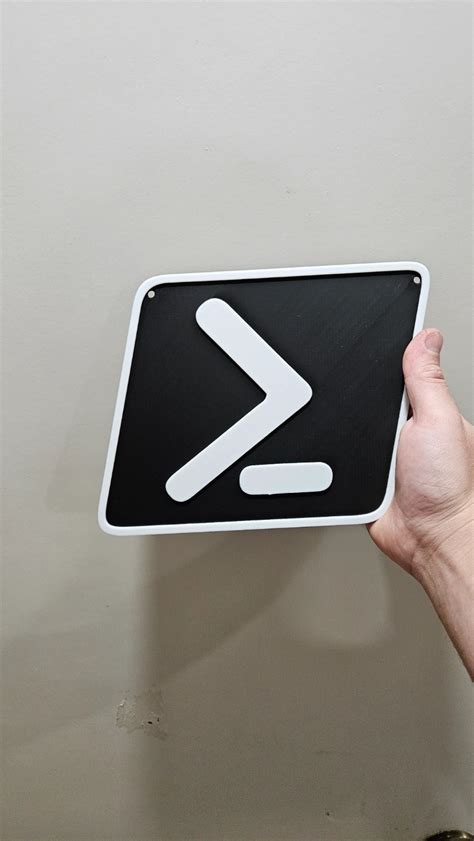 Powershell Pwsh Logo By Mg Trg Makerworld
