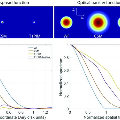 2d Psf And Otf For Wf Csm And T1pim Download Scientific Diagram