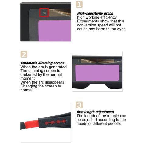 Automatic Variable Photoelectric Welding Glasses P Grandado