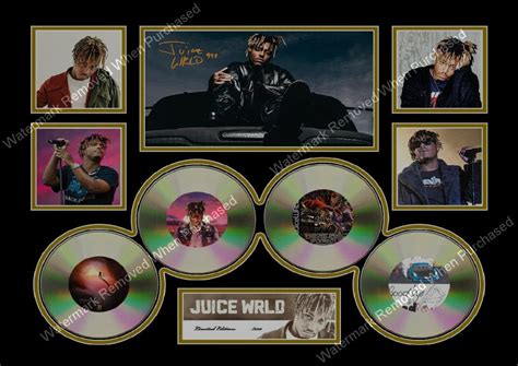 Juice Wrld The Party Never Ends Signed Framed Photo Instant Download