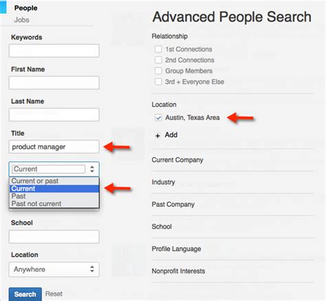 2 Method To Find Companies Linkedin Advanced Search Career Pivot