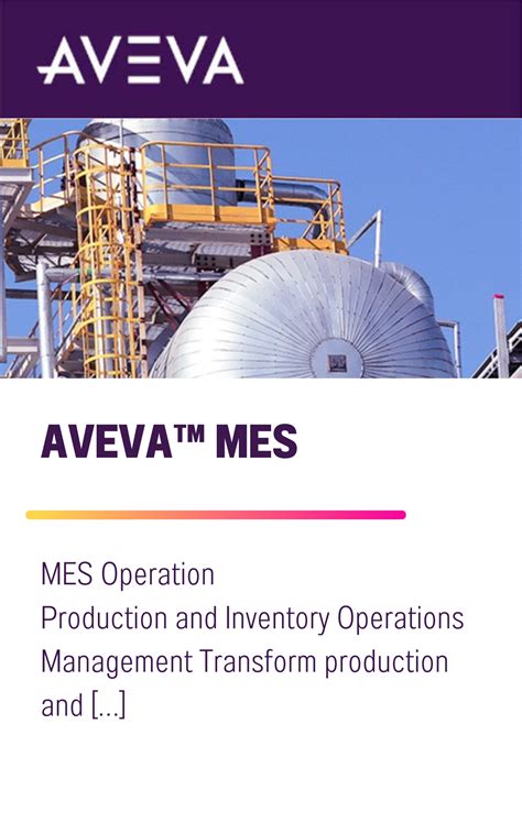 Aveva™ Manufacturing Execution System Enlighten