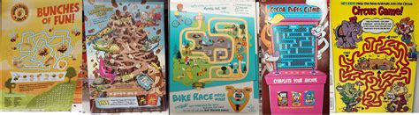 Cereal Box Maze