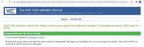 GitHub CarolineCos Milestone Project 2 Rockpaperscissors