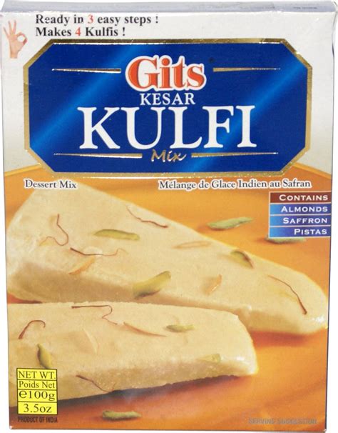Gits Kesar Kulfi Mix 100 Grams 3 5 Oz Bazaardesi