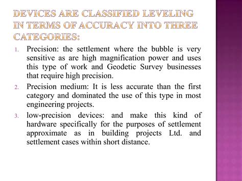 Leveling Instruments Of Leveling Bearings Surveying Ece Ppt