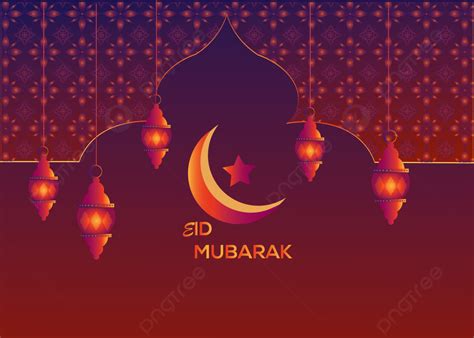 Eid Mubarak Background Design On Abstract Eid Mubarak Background