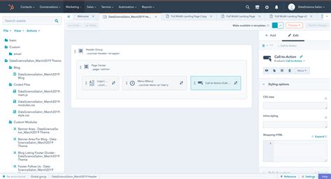 solved hubspot community problem adding a cta button to navigation bar hubspot community