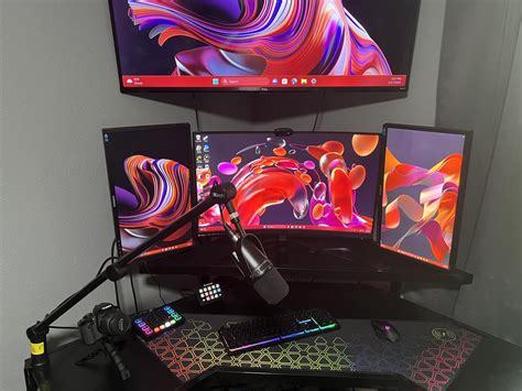 My Set Up With New Sure Mic Audio Interface Logitech Mouse Stream Deck Canon Eos Camera 3080