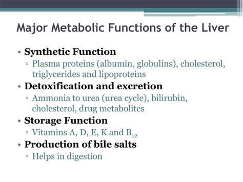 Ppt Liver Function Tests Lfts Powerpoint Presentation Free Download Id 6772629