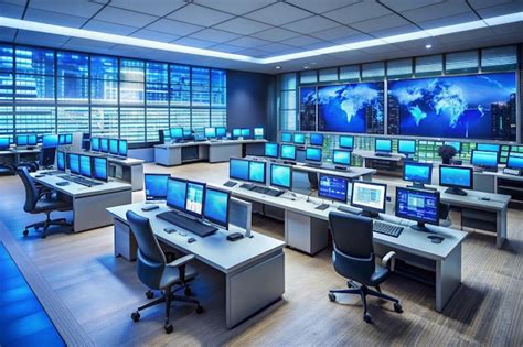 Premium Photo Secure Network Operations Center Efficient Management