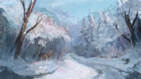 Winter By Ceruleanraven On Deviantart
