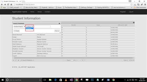 Searching In Jqgrid Using Mvc