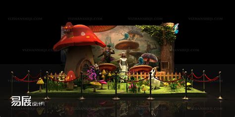 5 6X3 6爱丽丝主题美陈 3DMAX2012 易展设计网