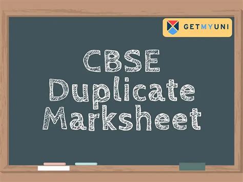 Gseb Duplicate Marksheet Application Process And Fees Getmyuni
